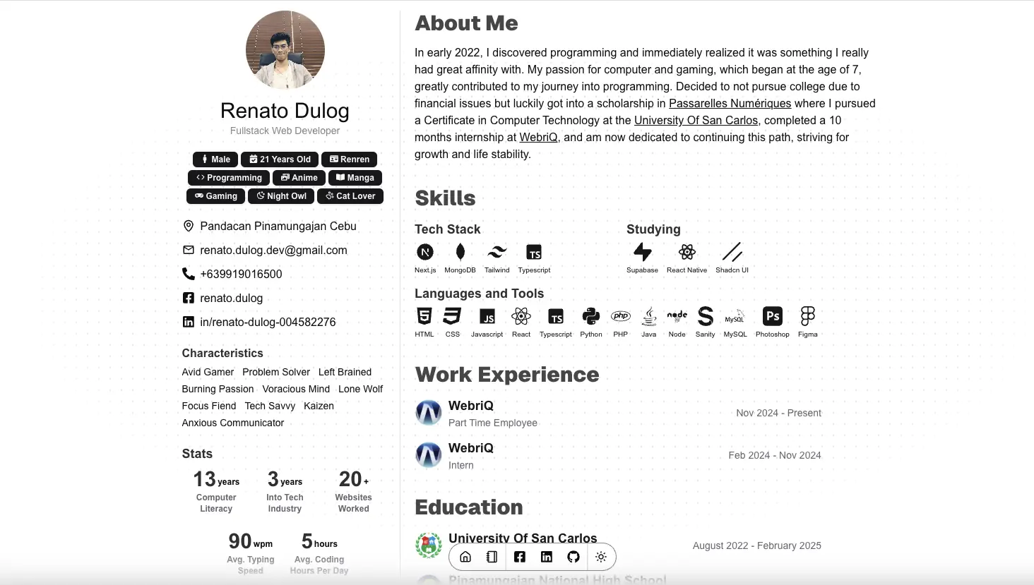 Renato Dulog | Web Portfolio